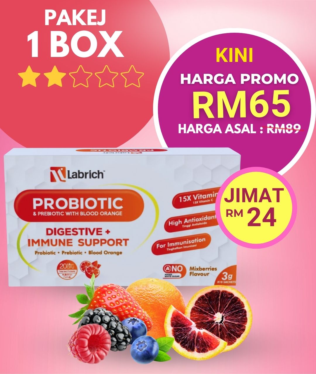 Kebaikan Probiotic Labrich